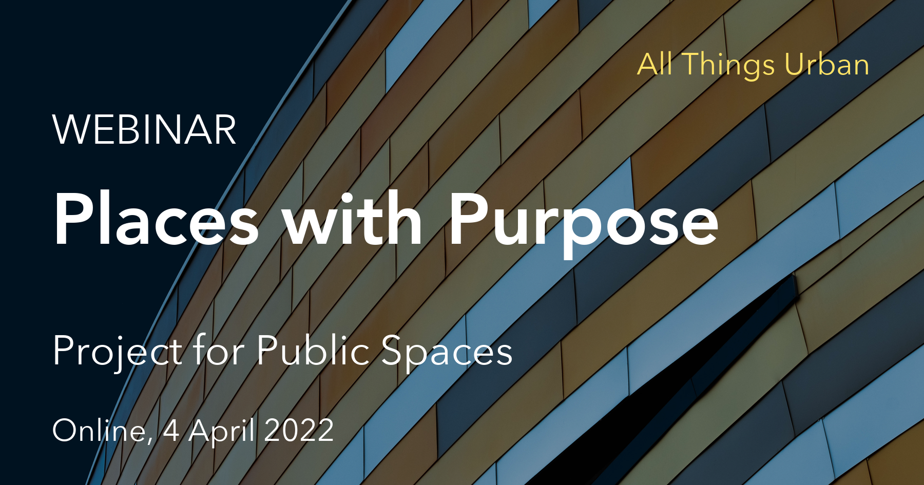 All Things Urban - Places with Purpose: Achieving Social Impact in ...